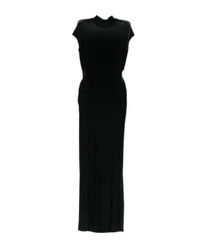 JEAN PAUL GAULTIER Mesh Panelled Maxi Dress