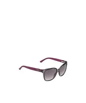 Gucci Logo Detail Sunglasses - Gray
