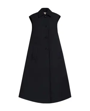 Marni Sleeveless Cocoon Coat - Black