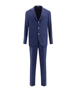 Brunello Cucinelli Single-breasted Suit - Navy
