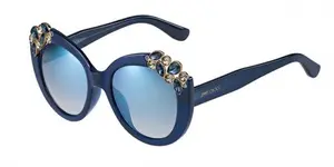 JIMMY CHOO Embellished Cat Eye Sunglasses