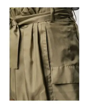 Saint Laurent Bouffant Silk Shorts