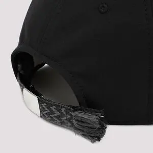 LANVIN Logo Embroidered Baseball Cap - Black