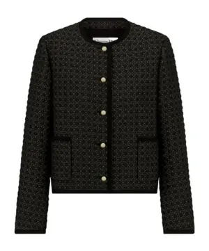 Dior Microcannage Cropped Jacket