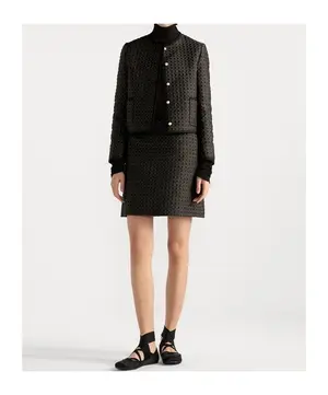 Dior Microcannage Cropped Jacket
