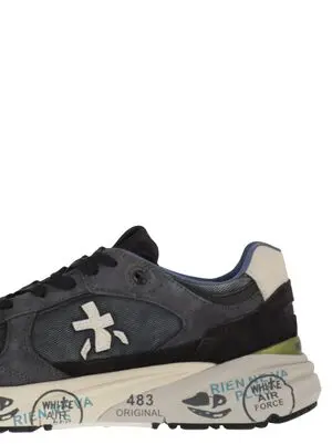 Premiata Mase 25 Logo Sneakers - Black