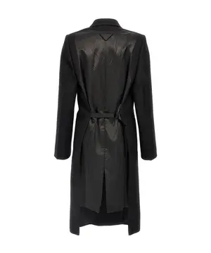 Prada Double-breasted Long-sleeved Coat