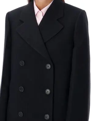 Prada Double-breasted Long-sleeved Coat