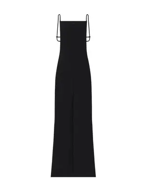 COURREGES Open-back Jumpsuit - Black