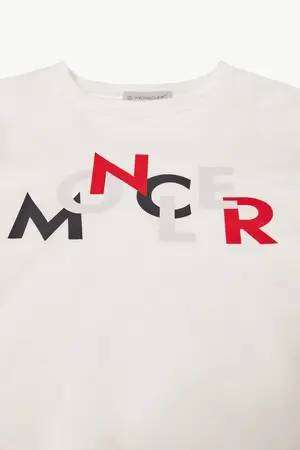 Moncler Logo Printed Crewneck Long Sleeve T-shirt