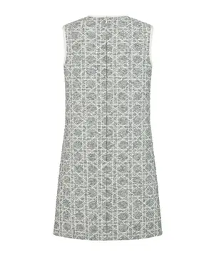 Dior Sleeveless Macrocannage Mini Dress