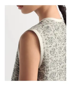 Dior Sleeveless Macrocannage Mini Dress