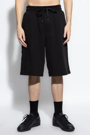 Dolce & Gabbana Logo Embossed Drawstring Shorts