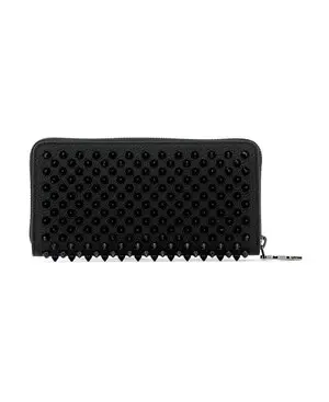 CHRISTIAN LOUBOUTIN Panettone Studded Wallet - Black