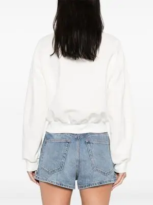 Valentino Garavani Zip-up High Neck Sweatshirt