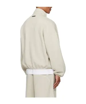 Fear Of God Logo Zip-up Track Jacket - White