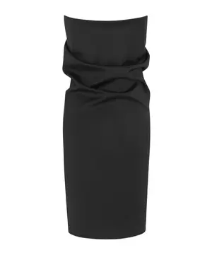 Saint Laurent Strapless Pencil Dress
