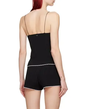 Jacquemus Asymmetrical Ribbed Knit Top