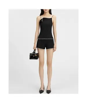 Jacquemus Asymmetrical Ribbed Knit Top
