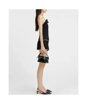 Jacquemus Asymmetrical Ribbed Knit Top