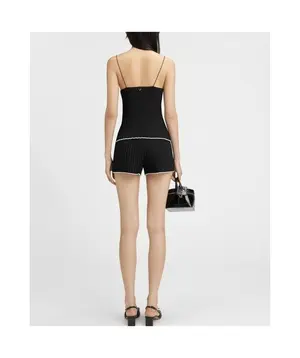 Jacquemus Asymmetrical Ribbed Knit Top
