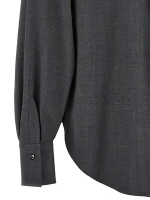 Brunello Cucinelli Monili Detailed Long-sleeved Shirt