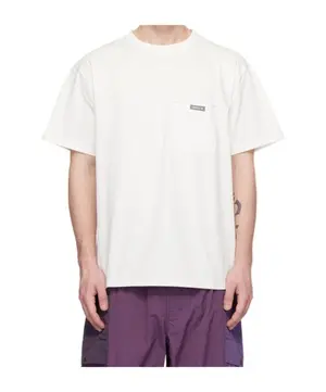 AND WANDER Logo-print T-shirt - White