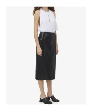 Alexander McQueen Tarpaulin Pencil Skirt