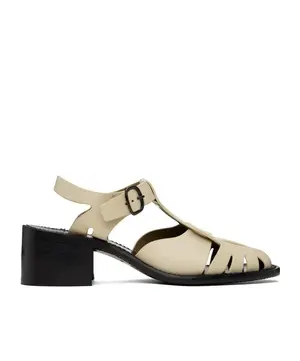 Hereu Pesca Heeled Sandals - Beige