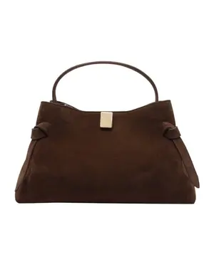 Yuzefi Top Handle Shoulder Bag - Black