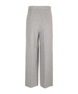 Max Mara Burano Cropped Wide Leg Trousers