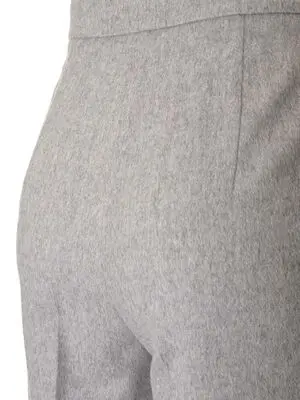 Max Mara Burano Cropped Wide Leg Trousers