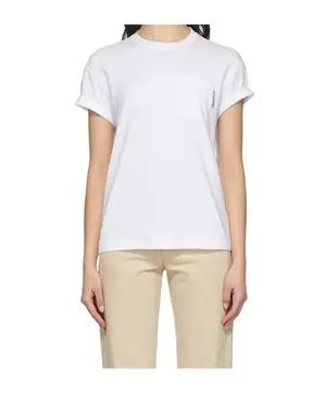 Brunello Cucinelli Short Sleeve Crewneck T-shirt With Pocket