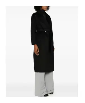 Max Mara Long-sleeved Coat With Notched Lapels