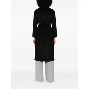 Max Mara Long-sleeved Coat With Notched Lapels