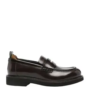 Etro Leather Penny Loafers - Black