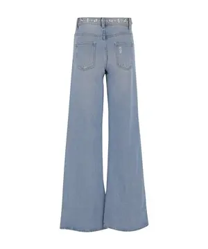 Coperni Embellished Wide-leg Jeans