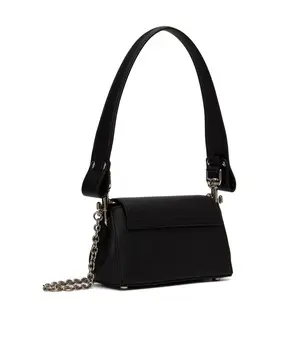 VIVIENNE WESTWOOD Orb Plaque Mini Shoulder Bag - Black