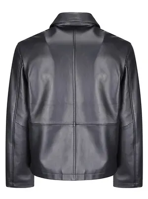 SUNFLOWER Leather Zip Jacket