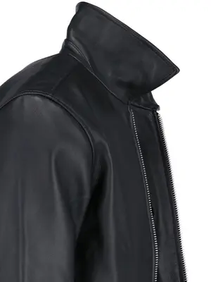 SUNFLOWER Leather Zip Jacket