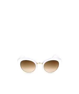 Gucci Logo Details Sunglasses - White