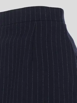 Saint Laurent Pinstriped Pencil Skirt