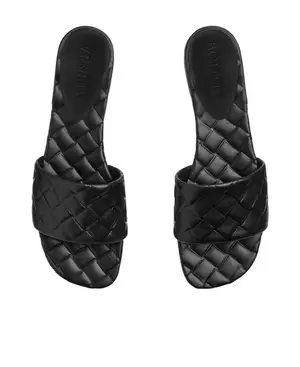 Bottega Veneta Quilted Slip-on Sandals