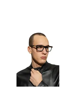 Balmain Logo Flat Mirror Eyeglasses