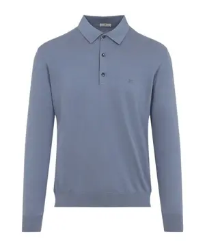 Etro Buttoned Polo Shirt - Gray