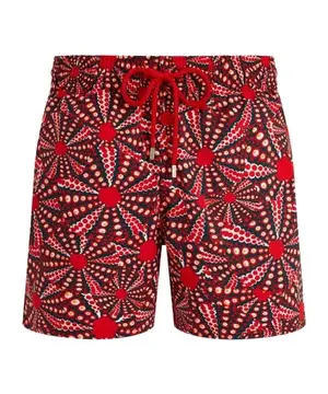 Vilebrequin Moorea Swim Shorts With Pattern - Red