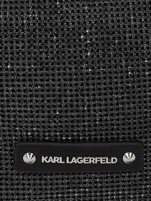 Karl Lagerfeld K/soire Shoulder Bag With Crystal Embellishments