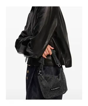 Karl Lagerfeld K/soire Shoulder Bag With Crystal Embellishments