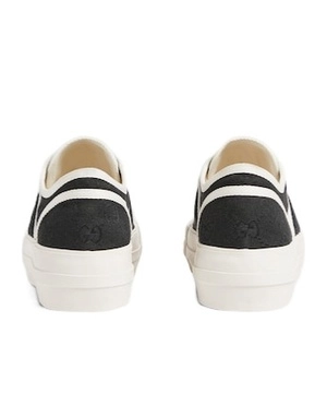 Gucci Monogrammed Low-top Sneakers With Padded Web Detail