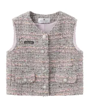 Marissa Chiara Sleeveless V-neck Vest - Pink